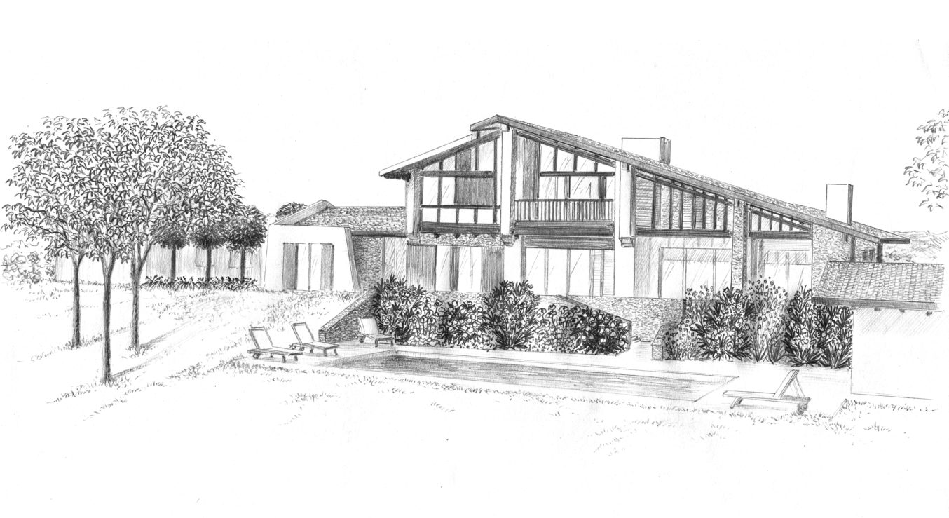 Dompter un terrain pentu face au grand paysage - Bertrand de Perignon